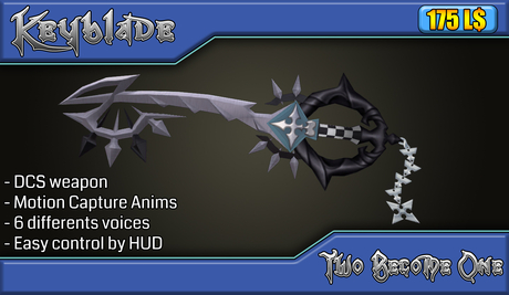 Second Life Marketplace - -]S-WORLD[- Keyblade - Two Become One [Boxxed]